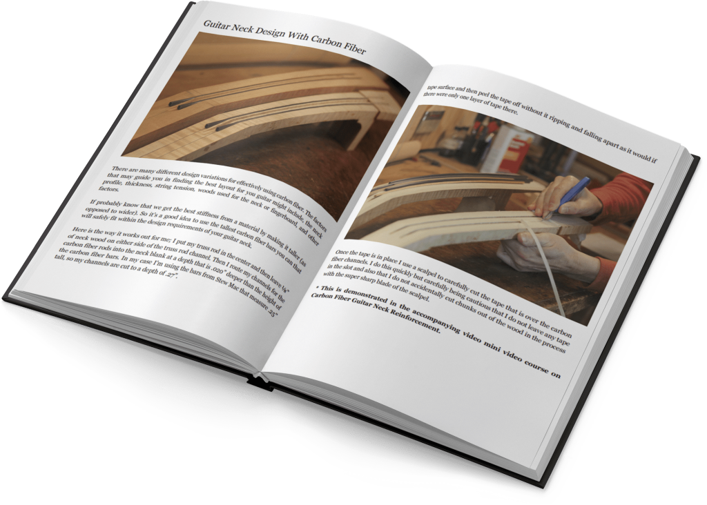 Carbon Fiber Guitar Neck Reinforcement Ebook & Video Course - The Art ...