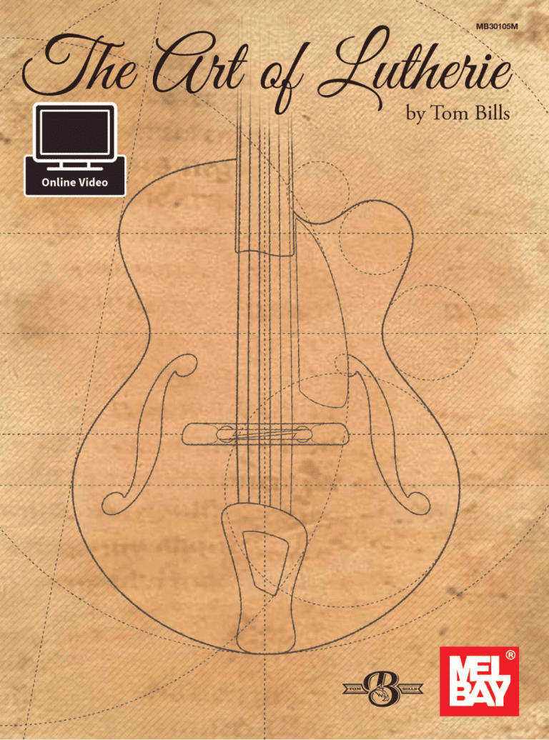 The Art Of Lutherie Guitar Making Book & Videos - The Art Of Lutherie