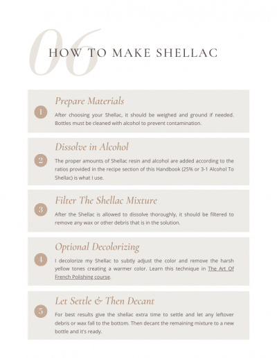 How To Make Shellac With A Coffee Grinder