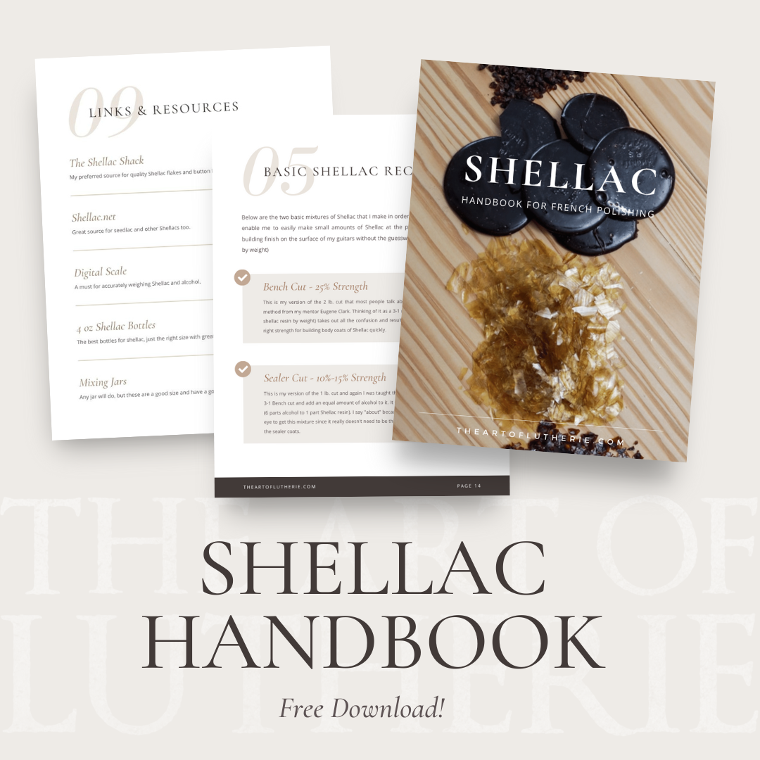Shellac Handbook For French Polishing - The Art Of Lutherie